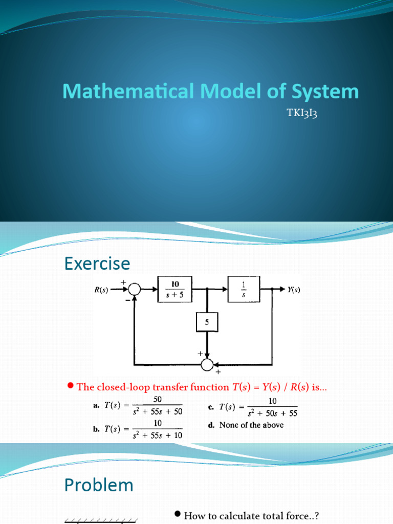 Mathematical Model | PDF | Mathematical Concepts | Algebra