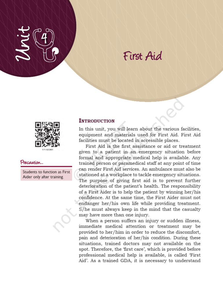 First Aid Notes | PDF | First Aid | Hazards