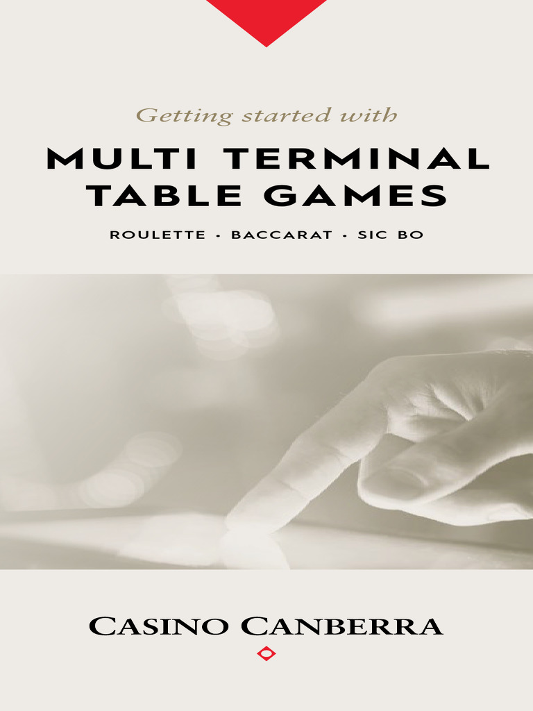 How To Play Multi Terminal Table Games | PDF | Gambling | Gaming