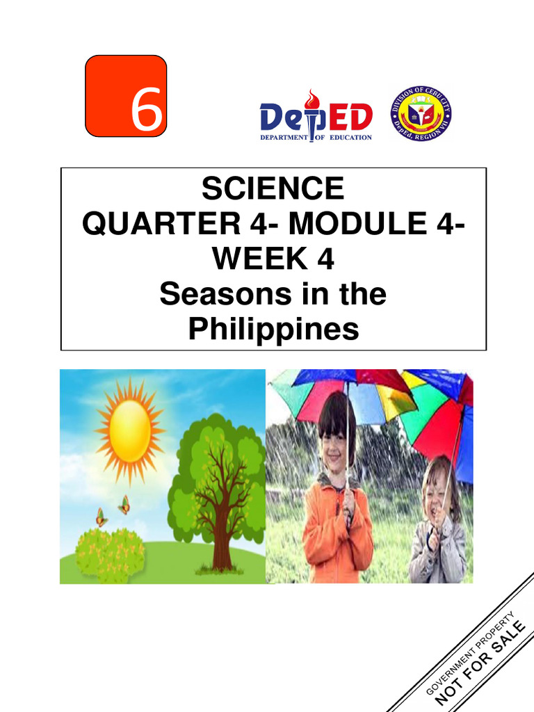 SCIENCE 6 Q4 M4 W4 Seasons in The Philippines Revised 12.1.21 ...