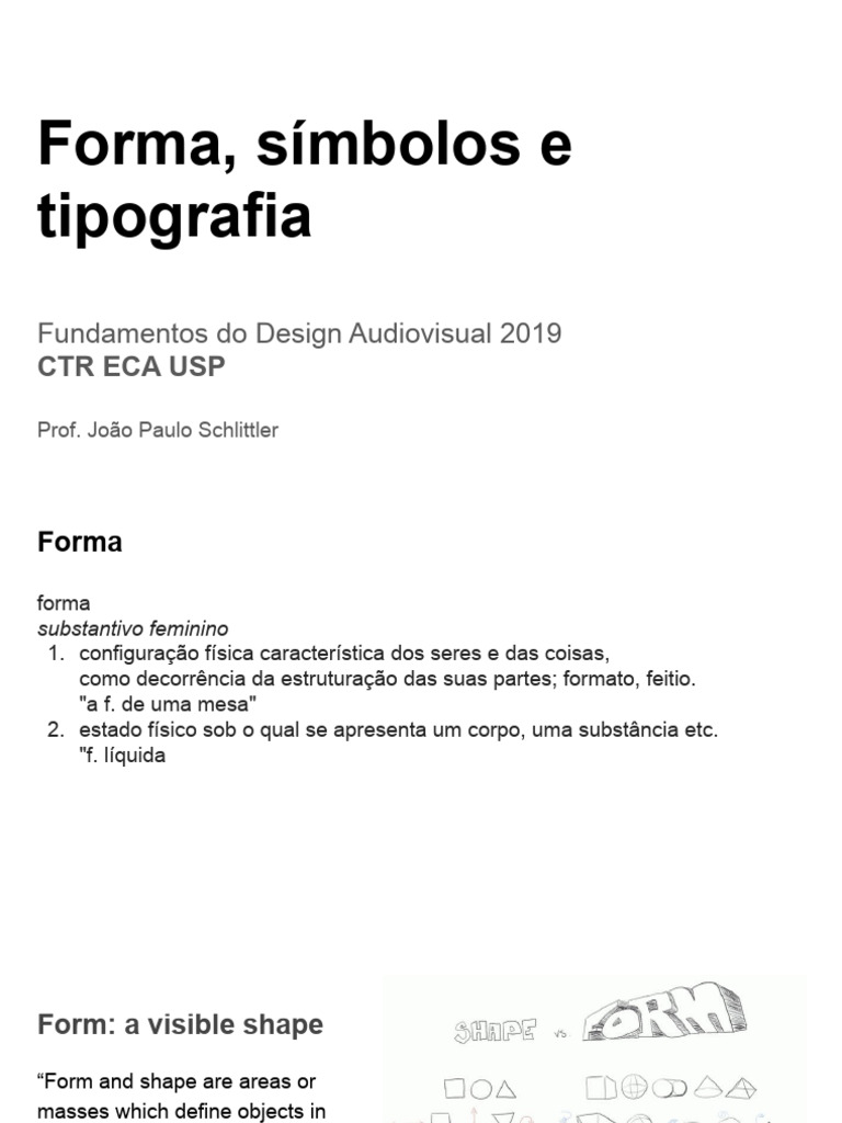 Símbolos e Tipografia no Design | PDF | Tipografia | Semiótica