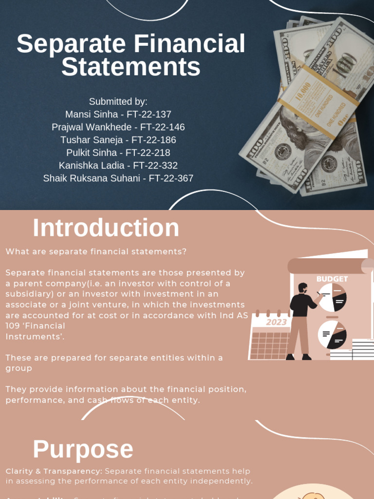 10 Separate Financial Statements | Download Free PDF | Equity (Finance ...