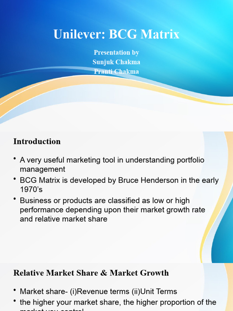 BCG Matrix | PDF