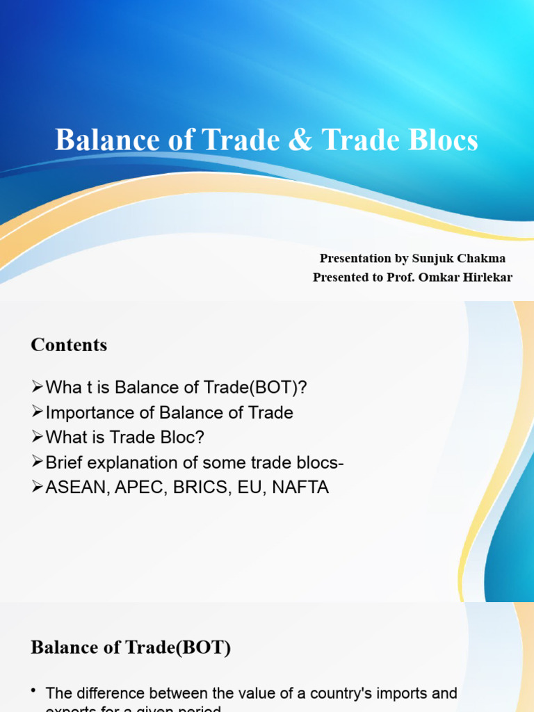 Balance of Trade | PDF | Balance Of Trade | European Union