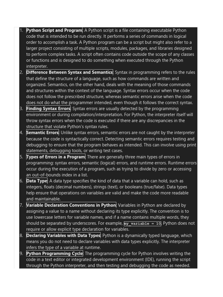 Python Script and Program | PDF | Programming Language | Python ... Python Script and Program | PDF | Programming Language | Python ...