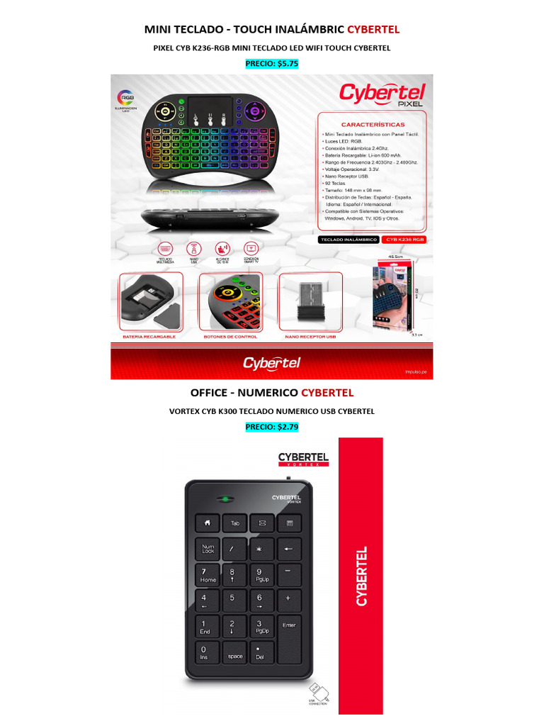 Teclados Standar y Multimedia - Mce | PDF | Redes inalámbricas | Redes