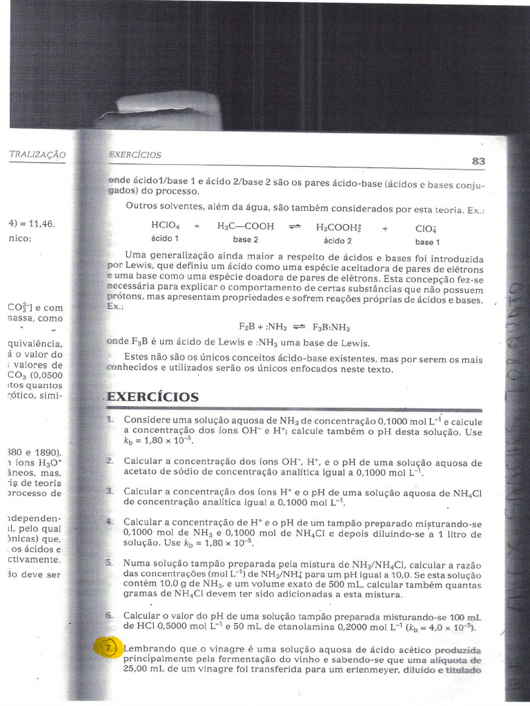 Lista de Exercicios - Cap 3 Baccan | PDF