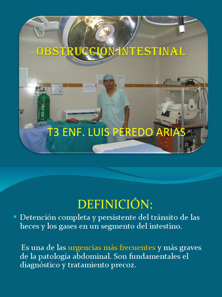 Obstruccion - Intestinal TC PEREDO | PDF | Intestino grueso | Causas de ...