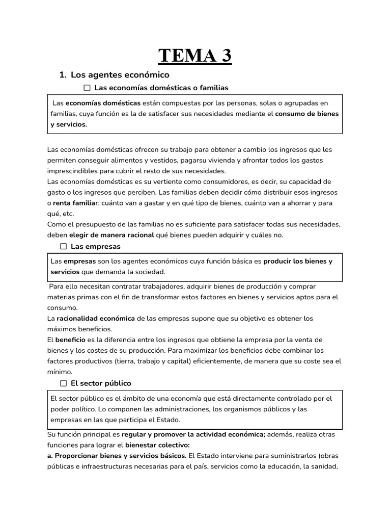 TEMA 3 de economia | PDF | Business | Mercado (economía) TEMA 3 de economia | PDF | Business | Mercado (economía)