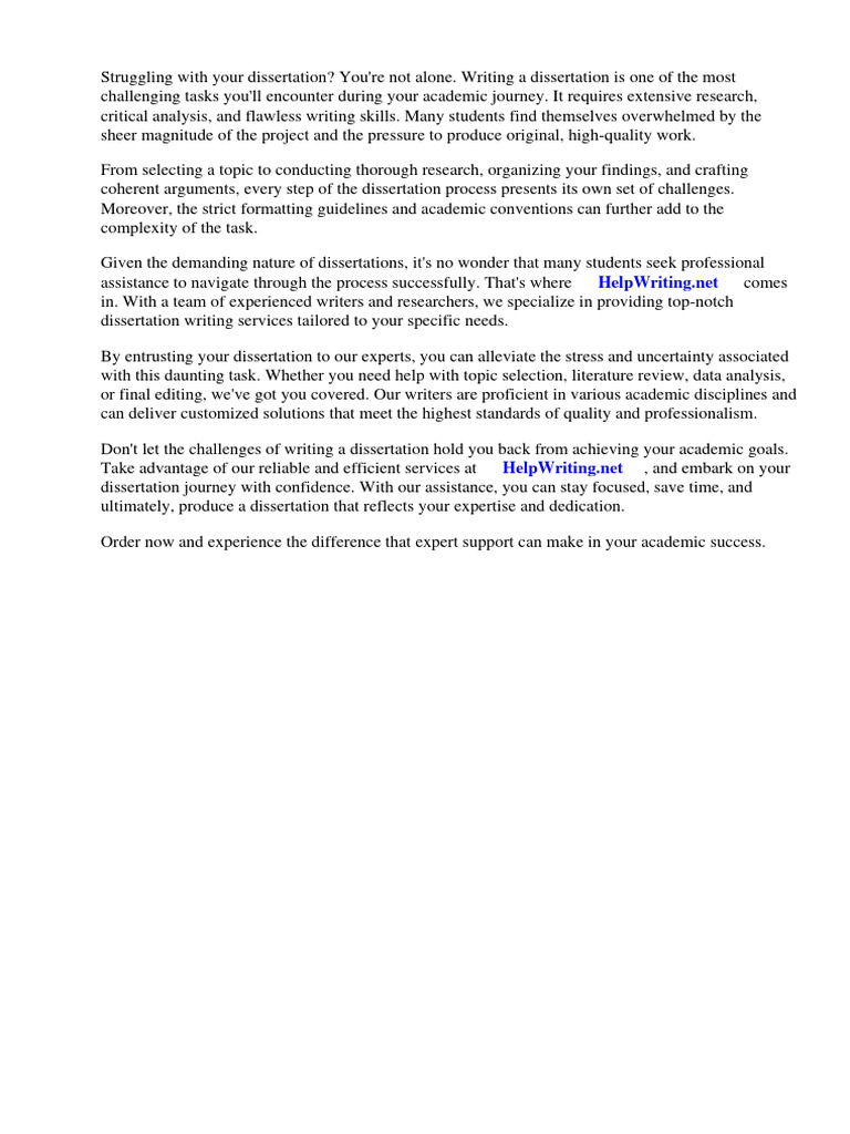 Best Dissertation Ever Written | PDF | Thesis | Science