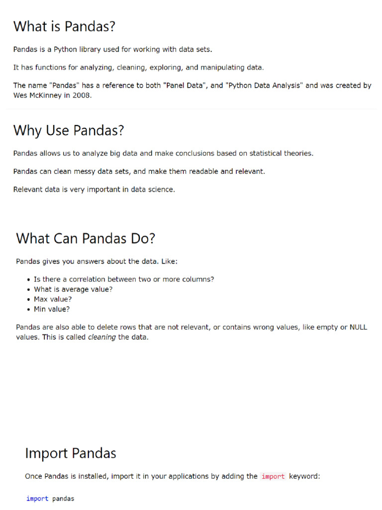 Lectur2_PANDAS | PDF | Pie Chart | Computer Programming
