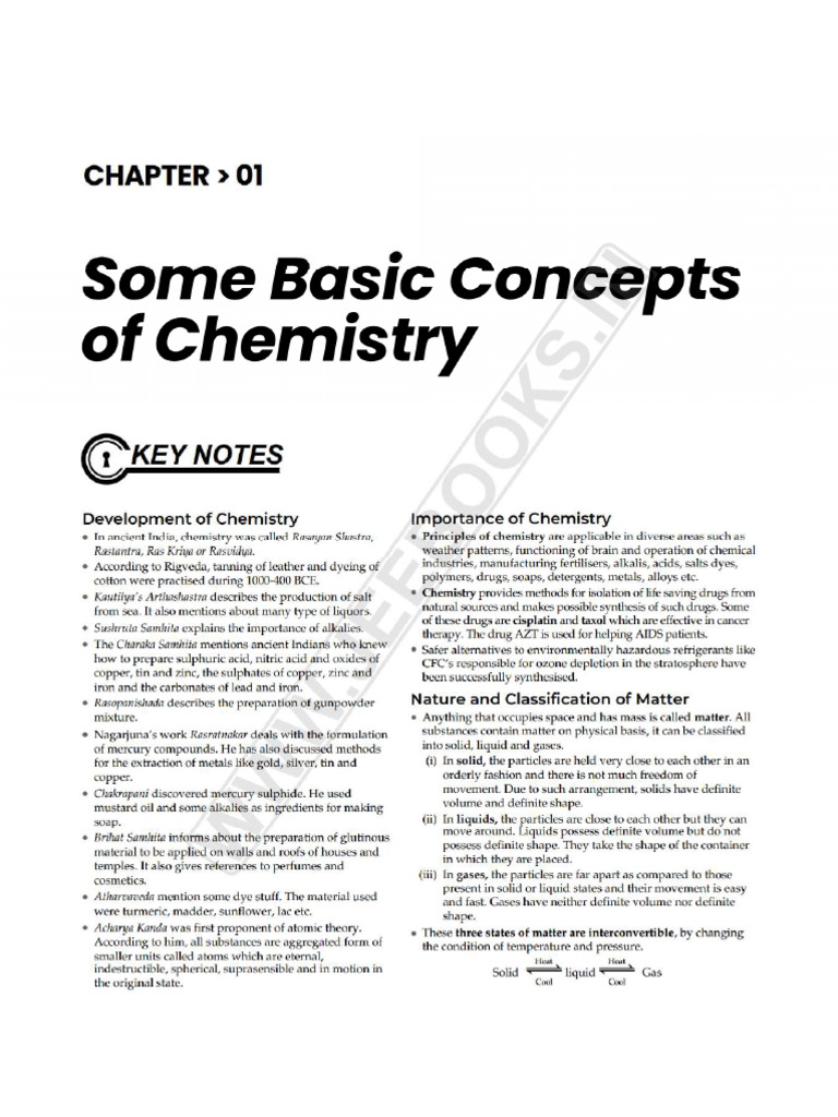 Some Basic Concepts of Chemistry | PDF