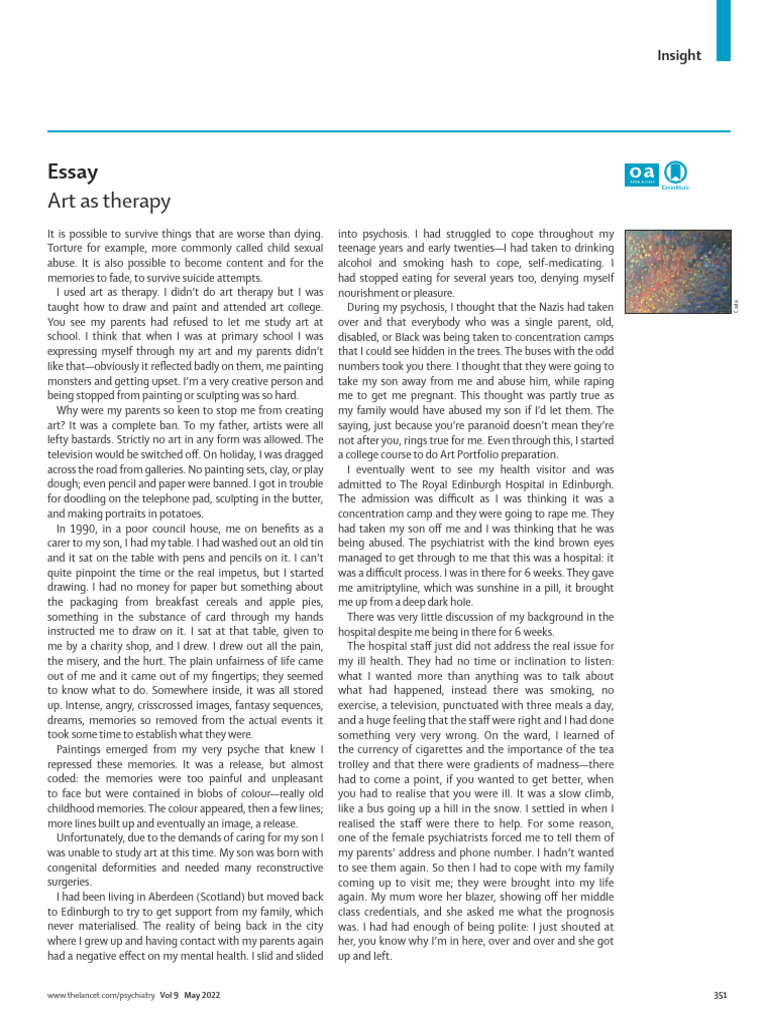 Art As Therapy | PDF
