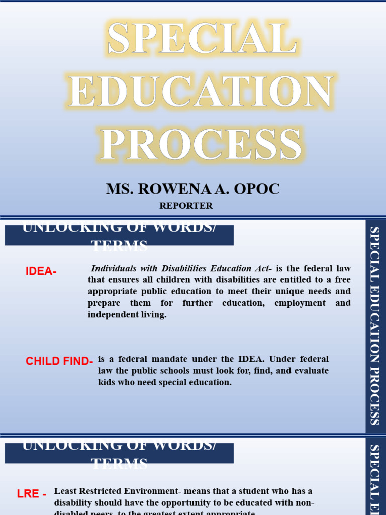 Special Education Process | PDF | Individualized Education Program ... Special Education Process | PDF | Individualized Education Program ...
