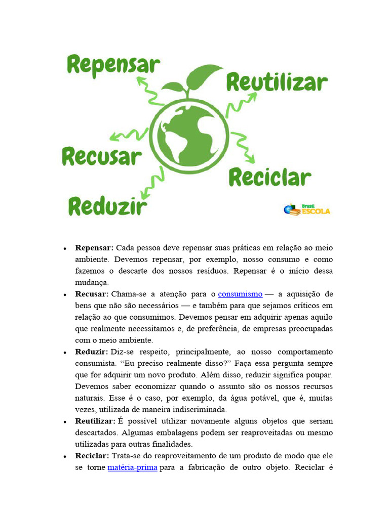 ATIVIDADE 5Rs | PDF