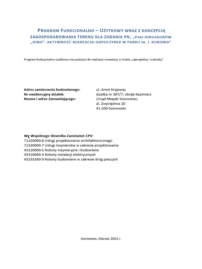 Załącznik NR 2 Do SWZ - PFU | PDF