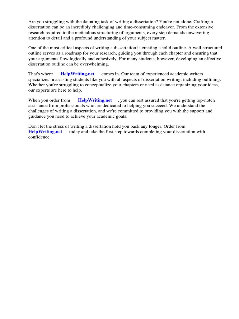 5 Chapter Dissertation Outline | PDF | Thesis | Methodology