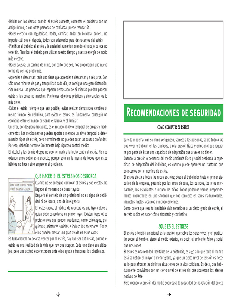 14 Como combatir el estres | PDF | Estrés (biología) | Ansiedad