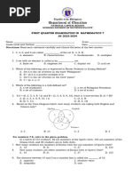 Grade 7 term 1 2025 MATHEMATICS BASELINE TEST-1 | PDF | Elementary ...