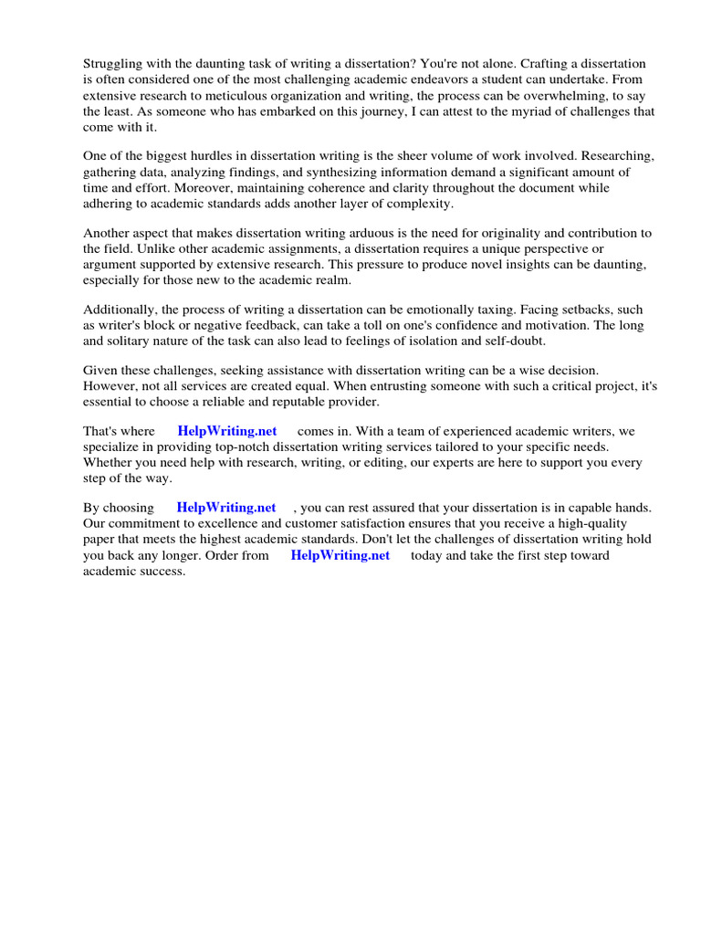 Dissertation Written in First Person | PDF | Thesis | Essays