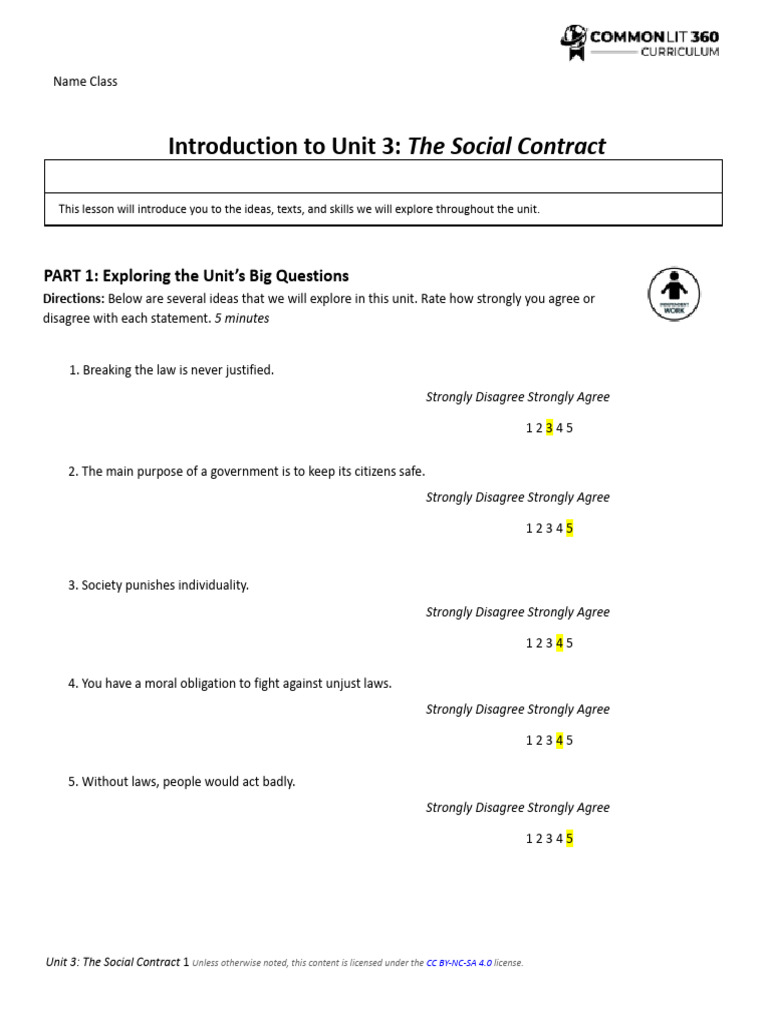11G Unit 3 Introduction Handout STUDENT COPY Ed1.0 | PDF | Argument ...