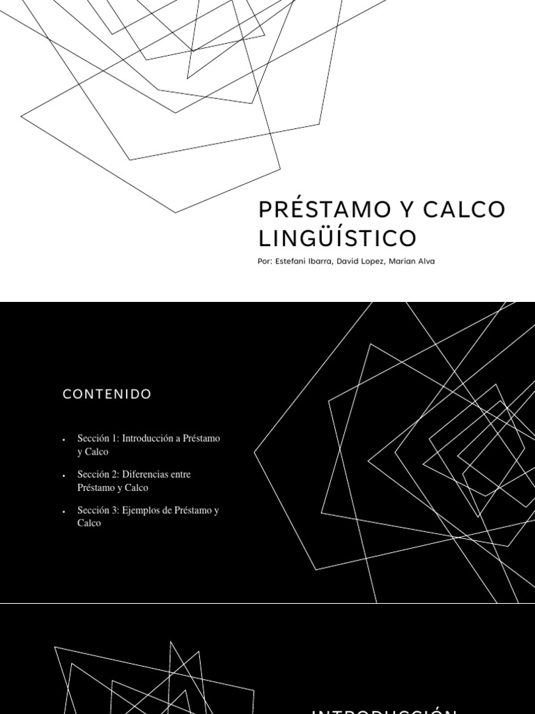 Préstamo y Calco Lingüístico | PDF | Traducciones | Lengua española