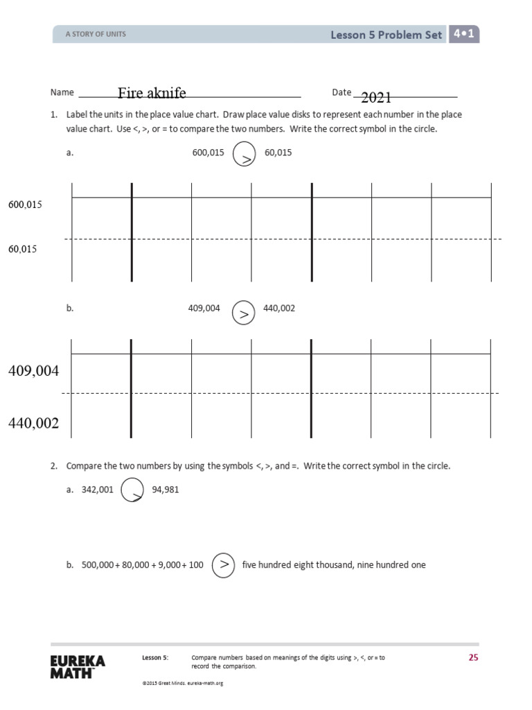 Fir? Akinfe - Lesson 5 - Problem Set | PDF | Notation | Symbols