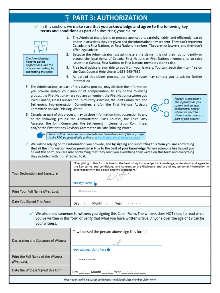 Individual Claim Form Authorization English | PDF | Justice | Crime & Violence