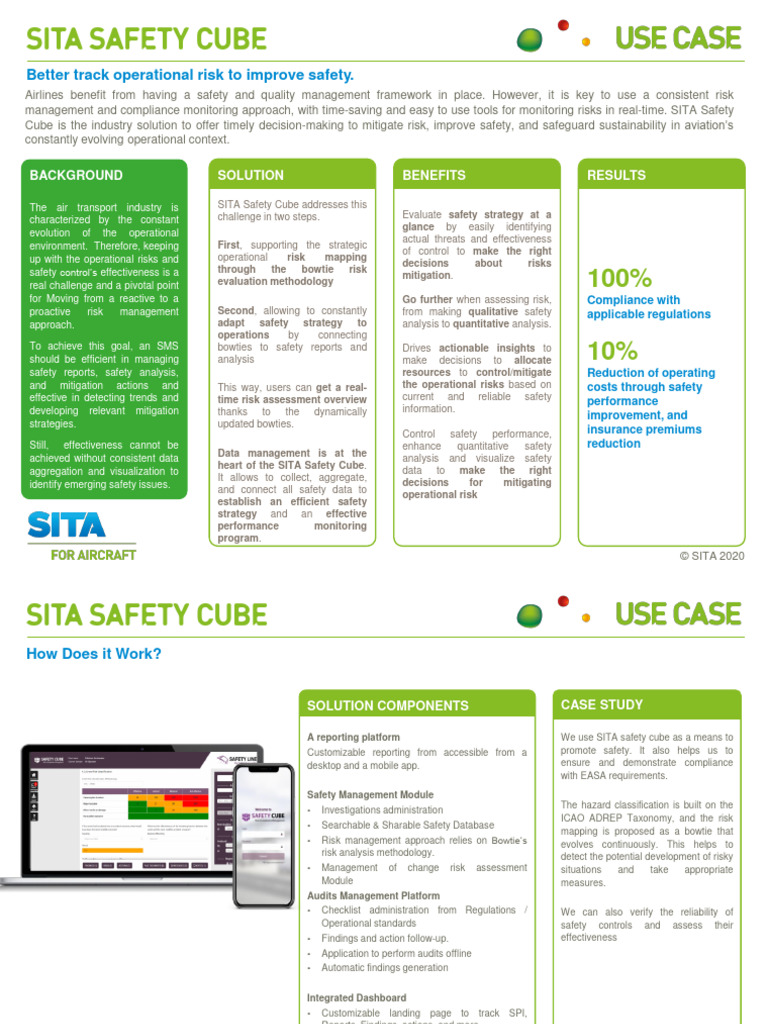 sfa_sita-safety-cube-_use_case | PDF | Risk | Risk Assessment