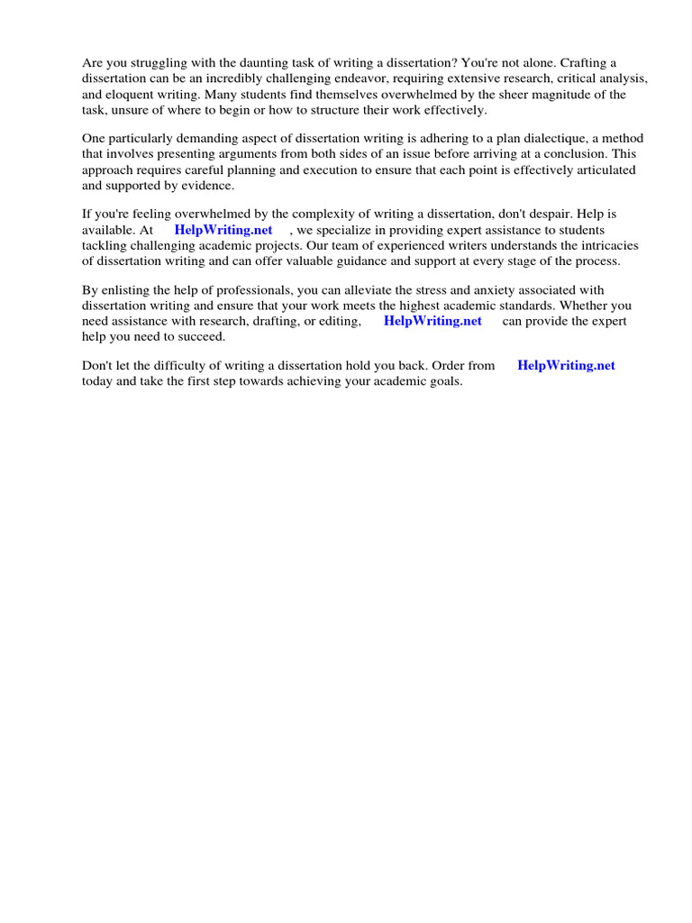 Exemple Dissertation Plan Dialectique | PDF | Dialectic | Georg Wilhelm ...