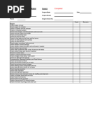 JCB Checklist | PDF