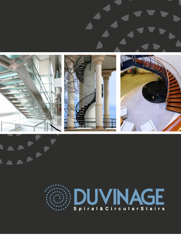Duvinage Spiral Circular Stairs Catalog | PDF | Stairs | Building ...