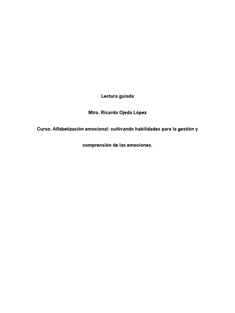 Lectura Guiada | PDF