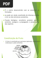Morfologia e Classificação dos Frutos | PDF | Fruta | Reprodução vegetal