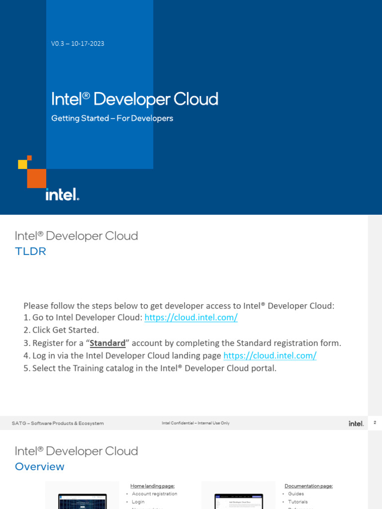 IDC Getting Started - For Developers | PDF | Cloud Computing | Secure Shell