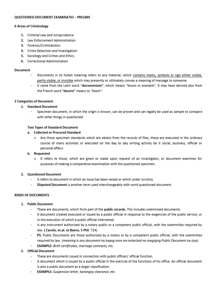 Questioned Document Examination Guide | PDF | Ink | Writing
