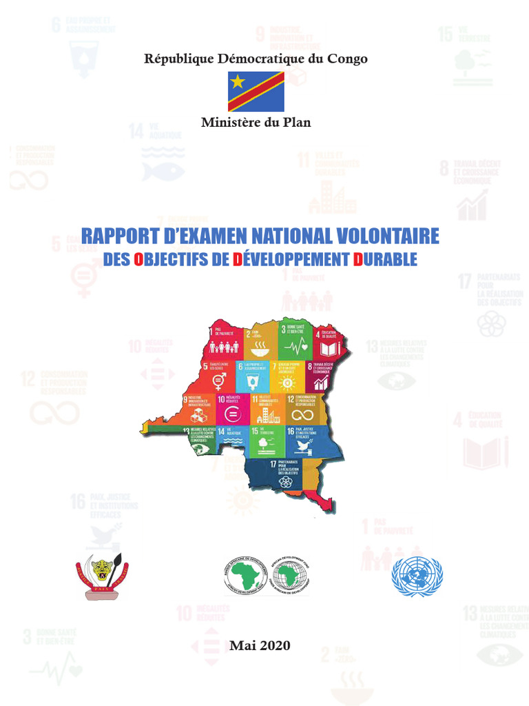 Rapport ODD RDC 2020 | PDF | Développement durable | Développement ...