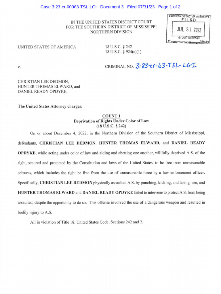 Elward Plea Agreement Case No. 23-63 | PDF | Law