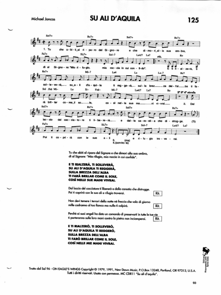 RNS - Su Ali D'aquila PDF | PDF