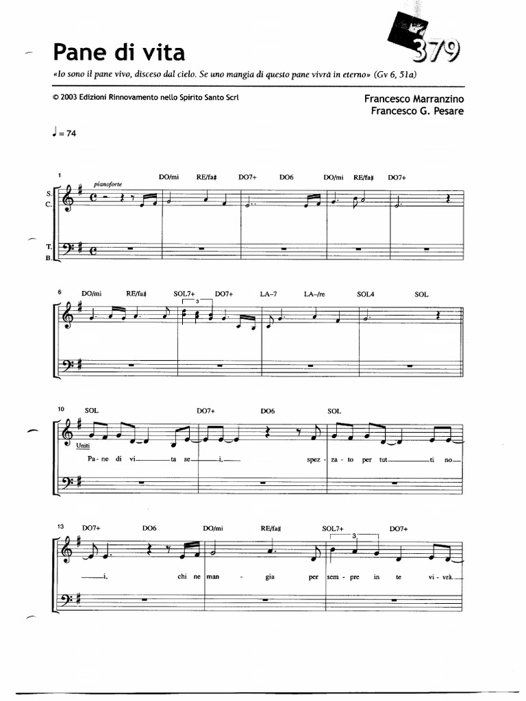 RNS - Pane Di Vita | PDF