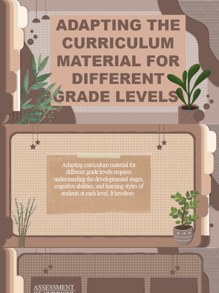 Adapting Curriculum Material | PDF | Curriculum | Learning