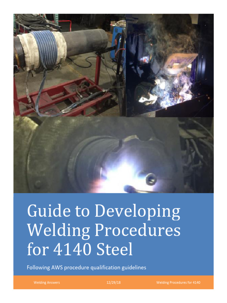 Developing Welding Procedures for 4140 Steel | PDF | Welding | Construction