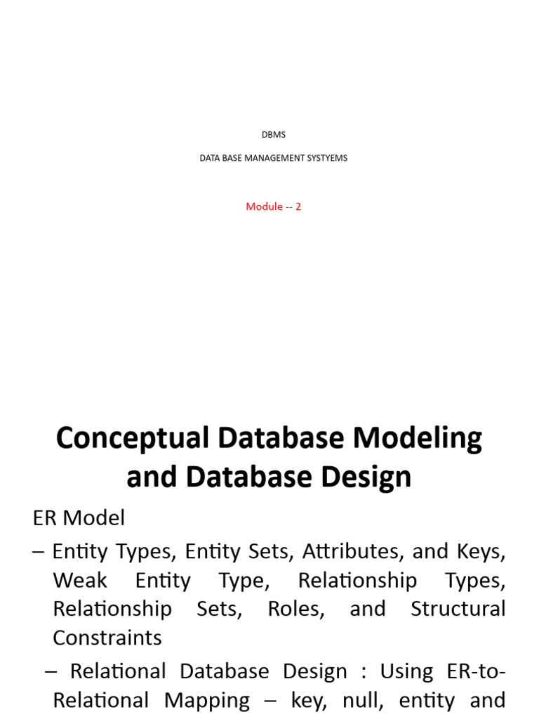 Dbms Module 2 Updated At 07 02 2023 Pdf Relational Database Relational Model 9728