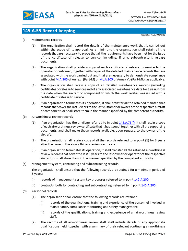 Maintenance Record-Keeping Guidelines | PDF | Computing