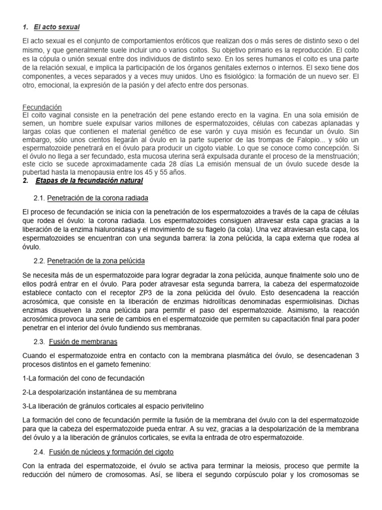 Reproducción en Seres Humanos | PDF | Embrión | Feto