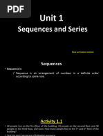 Grade 12 Maths Unit 1 Short Note | PDF | Summation | Recurrence Relation