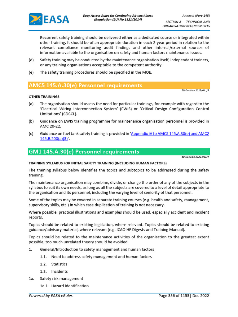 Training Syllabus | PDF | Risk | Safety