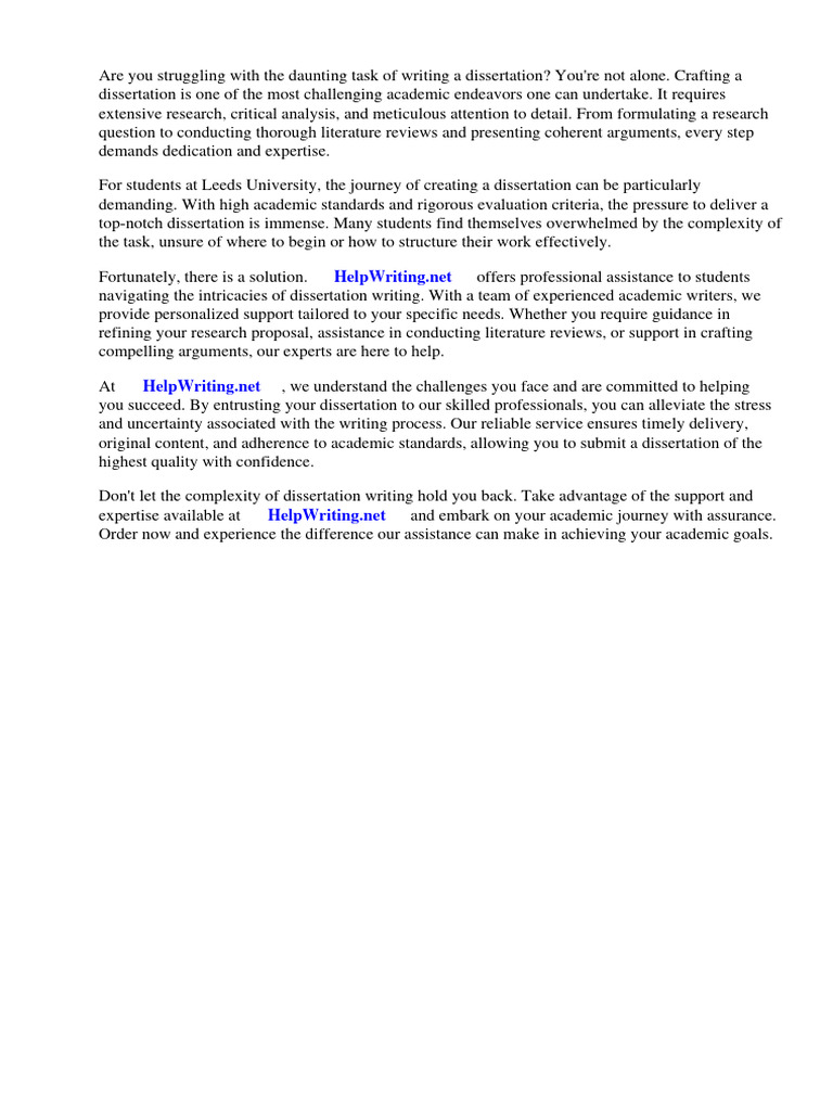 Leeds University Dissertation Examples | PDF | Psychology | Methodology