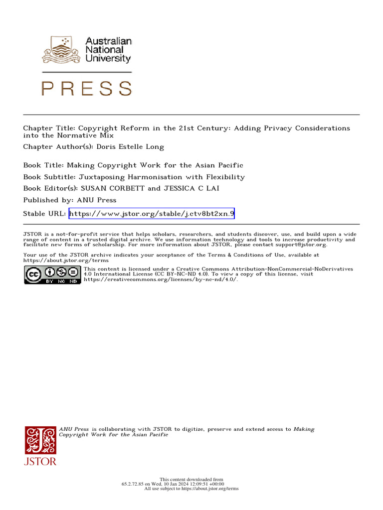 Long CopyrightReform21st 2018 | PDF | Online Copyright Infringement ...