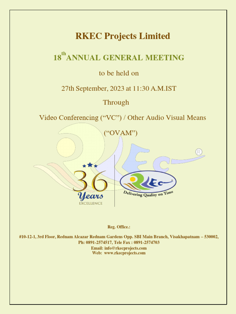 Ar 23469 Rkec 2022 2023 04092023235757 | PDF | Login | Electronic Voting